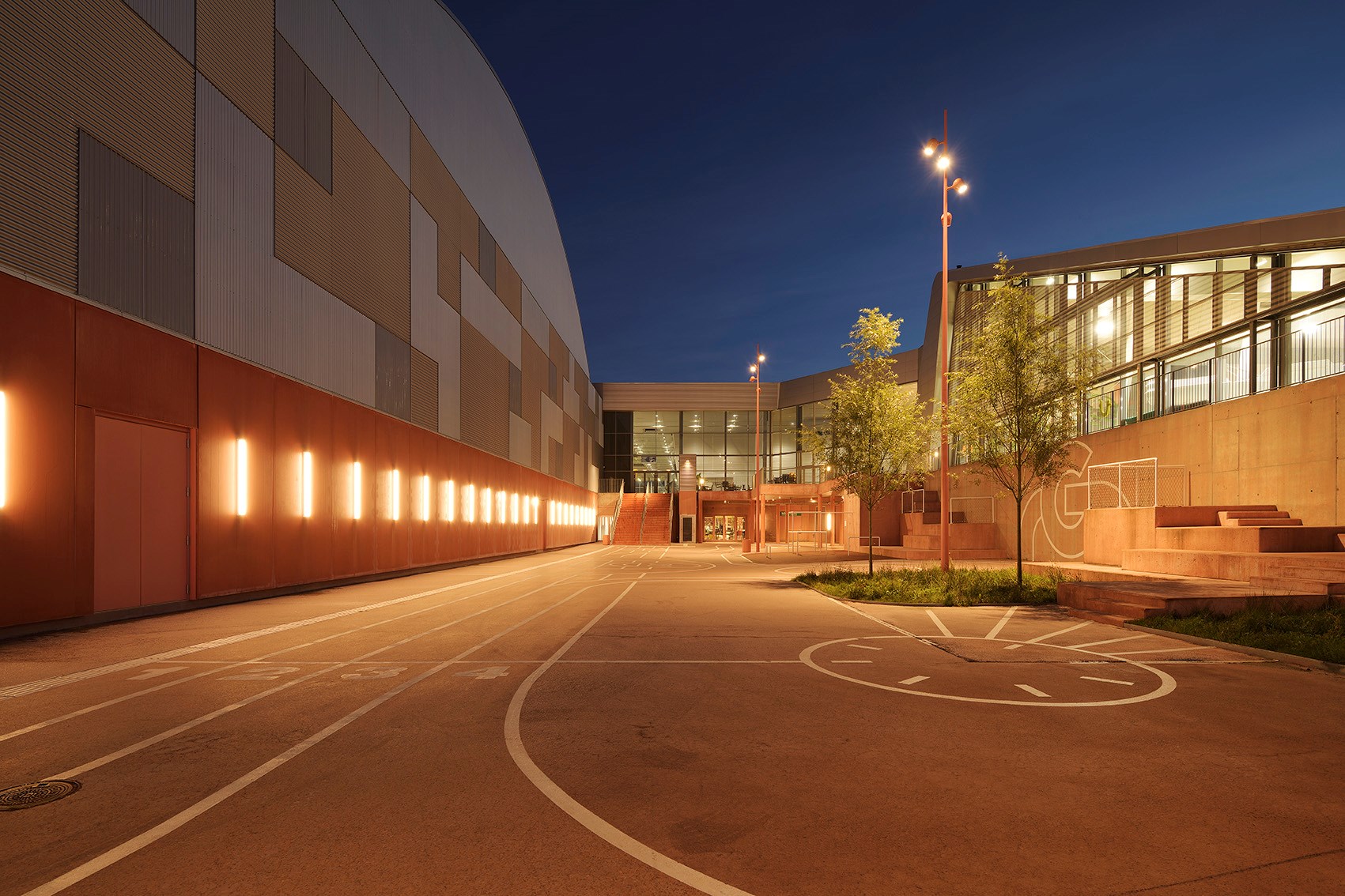 Gigantium Aalborg med Sinus 18 stålprofiler fra Lindab